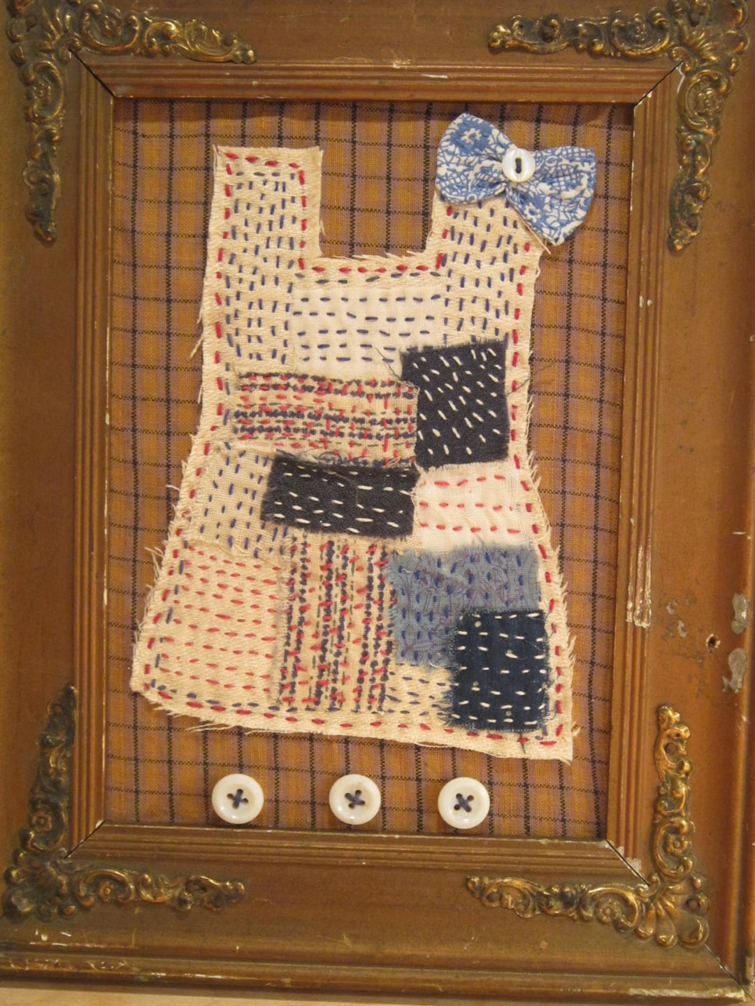 Hand Stitched Art FREE Shipping - Etsy