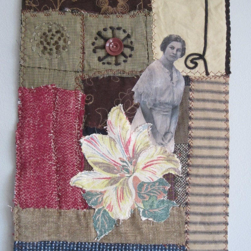 Fabric Collage - Etsy