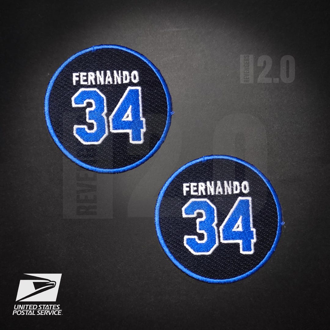 Fernando Valenzuela #34 Embroidery Patch 3" Iron on Sew (set of 2) - Etsy