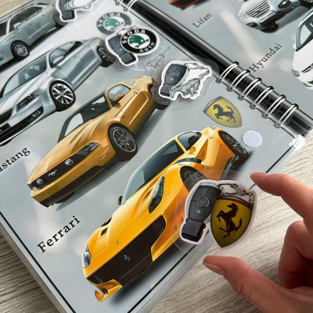 Toddler ABC Activity Book: Car Logos and Alphabet Fun - Spiral Bound - Etsy