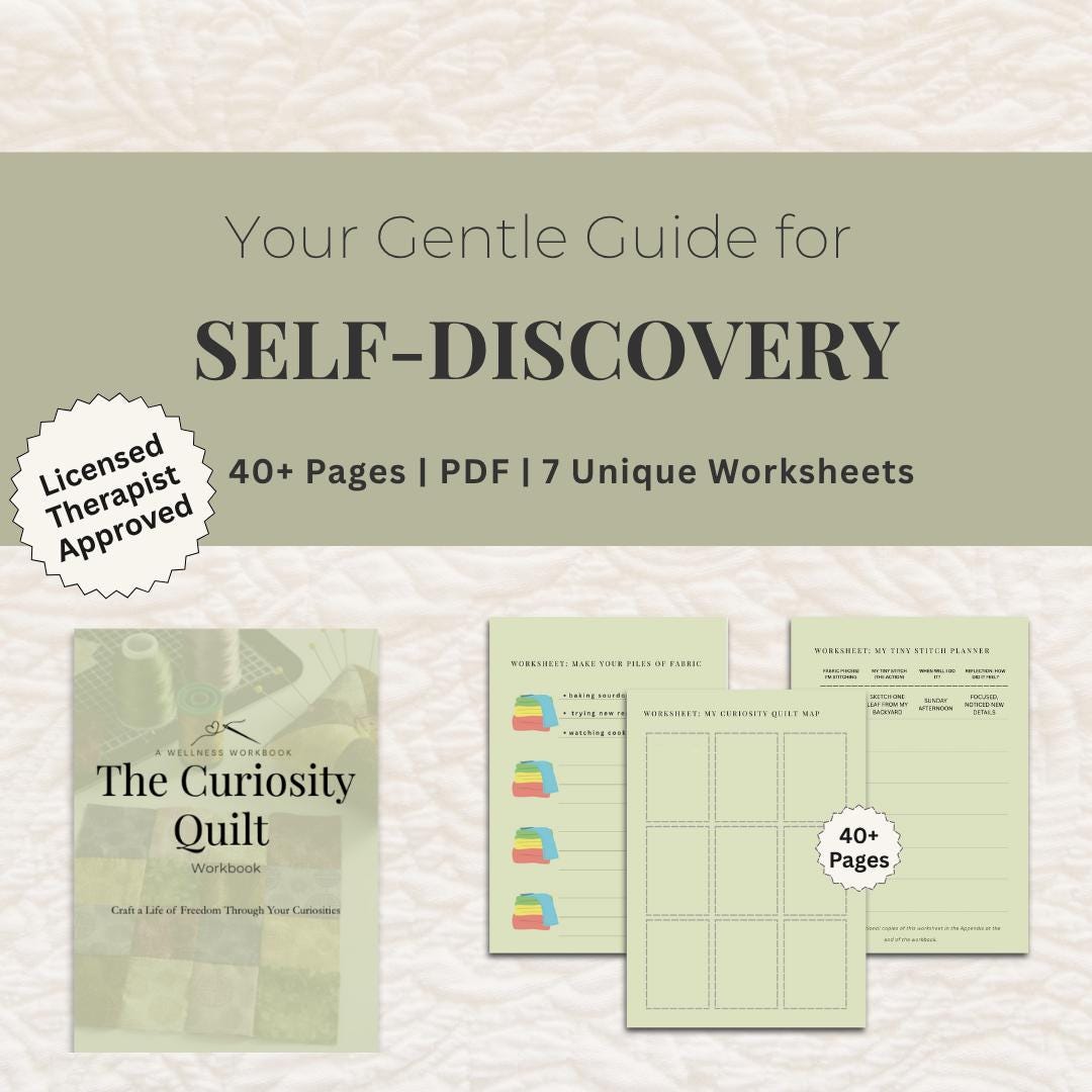 The Curiosity Quilt | A Gentle Journal for Self-discovery, Grounding ...