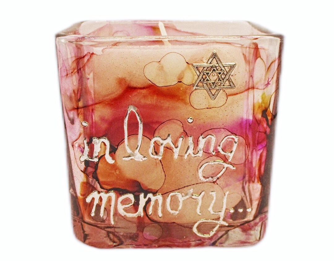 Yahrzeit Candle Holder Jewish Memorial Candle - Etsy