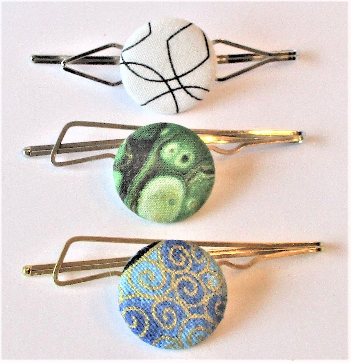 Set of 3 Large Hair Slides - Etsy