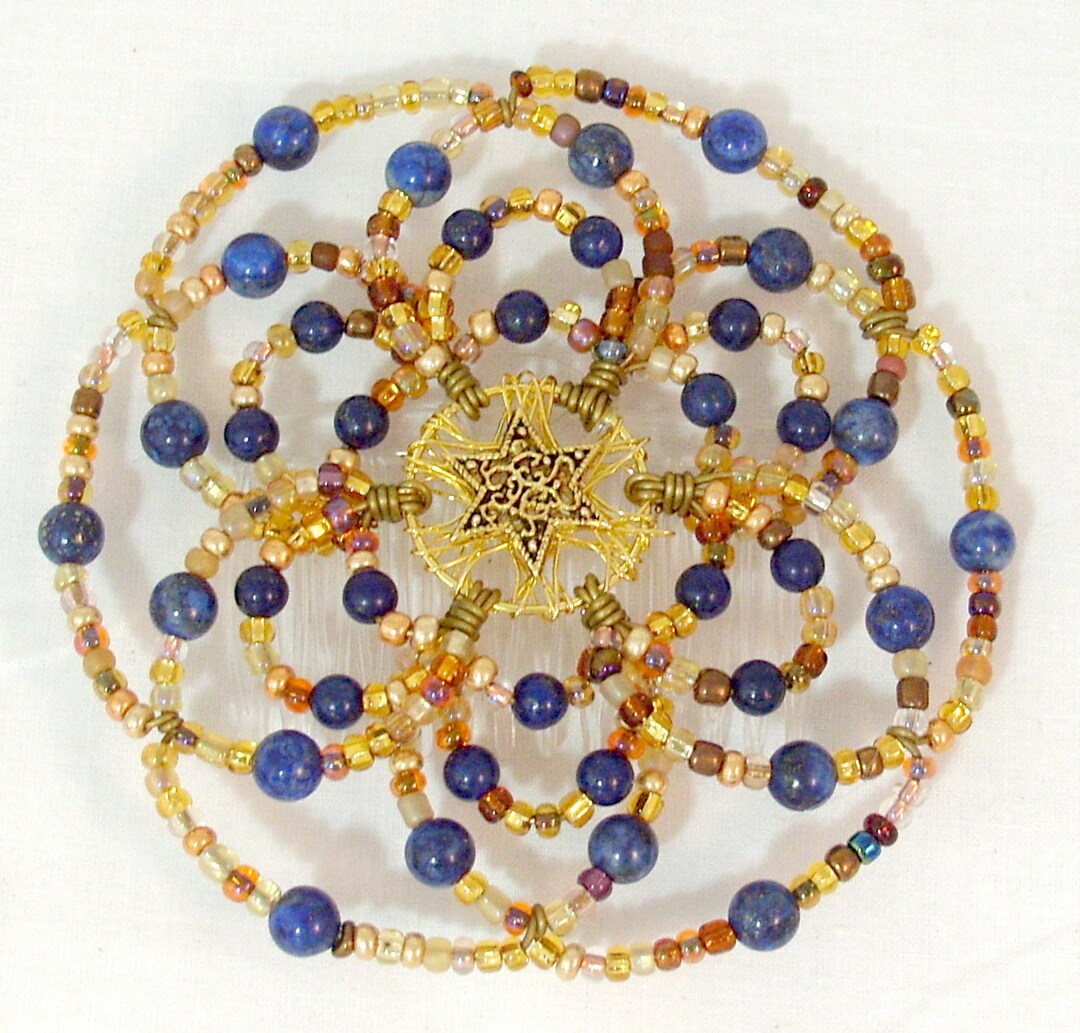 Lapis and Gold - Etsy