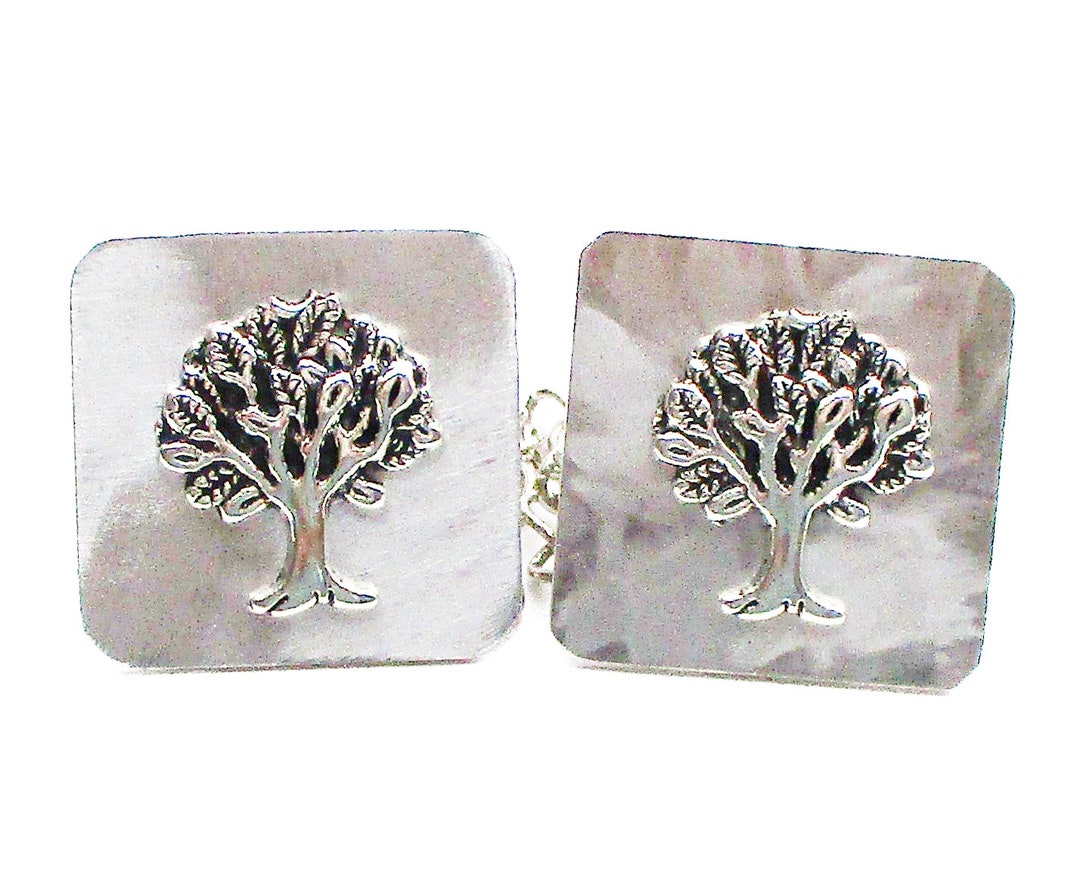 Tallit Clips Silver Tree of Life on Brushed Aluminum Hanukkah, Sweater ...