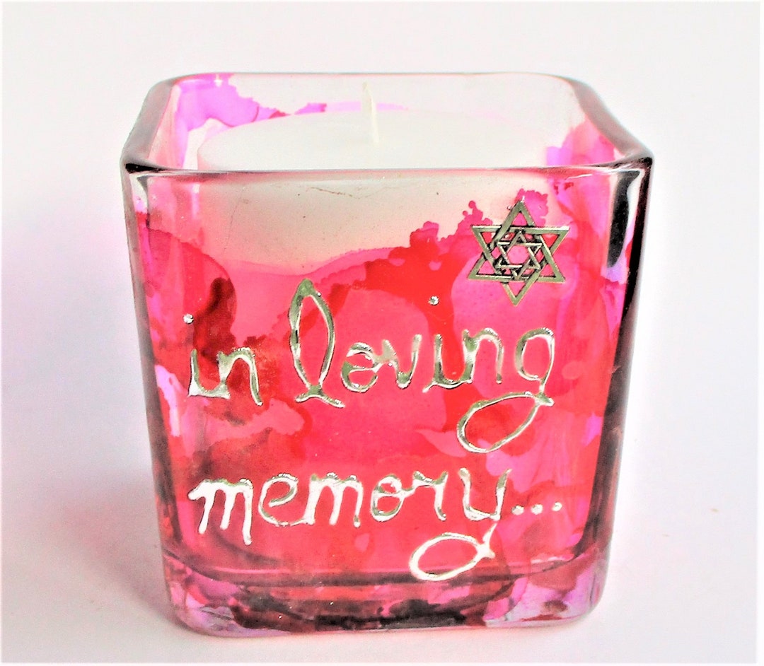 Yahrzeit Candle Holder Jewish Memorial Candle - Etsy