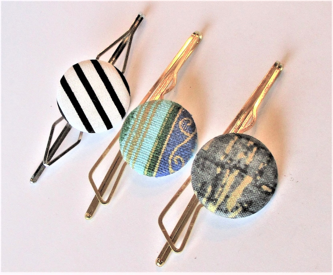 Set of 3 Large Hair Slides - Etsy