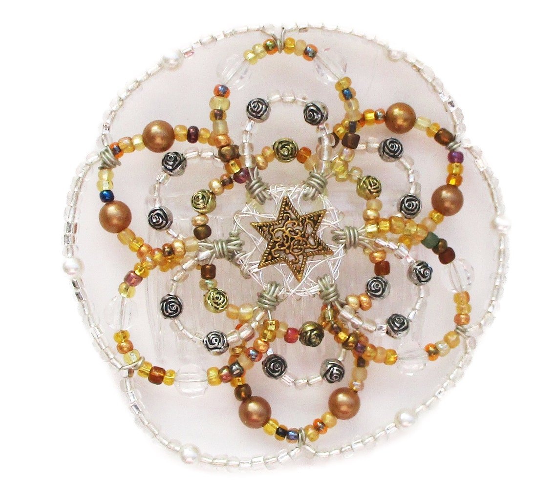 A Desert Kippot Design fire and Ice - Etsy