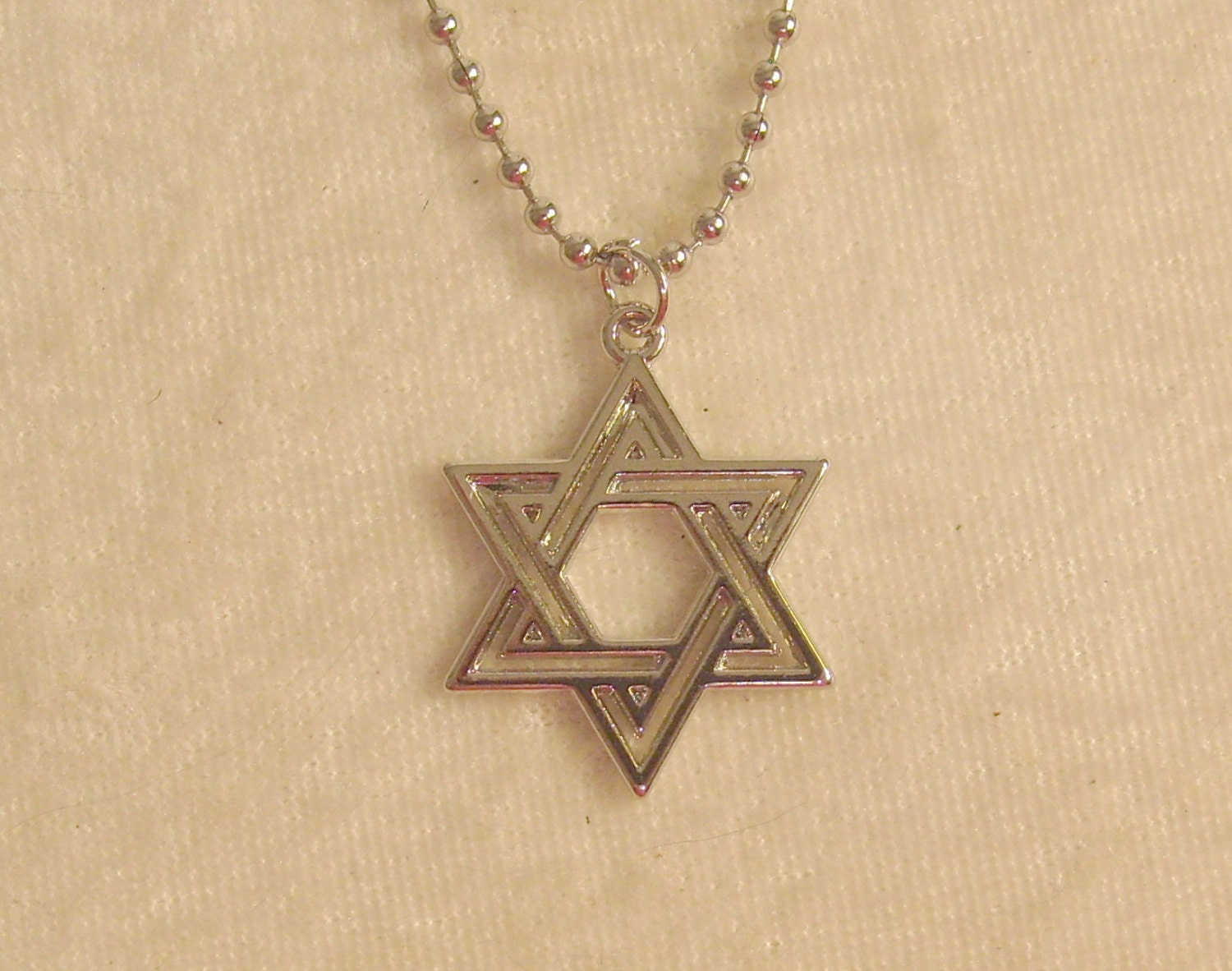 Star of David Necklace - Etsy