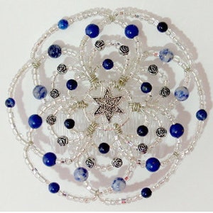 A Desert Kippot Design lapis and Silver - Etsy