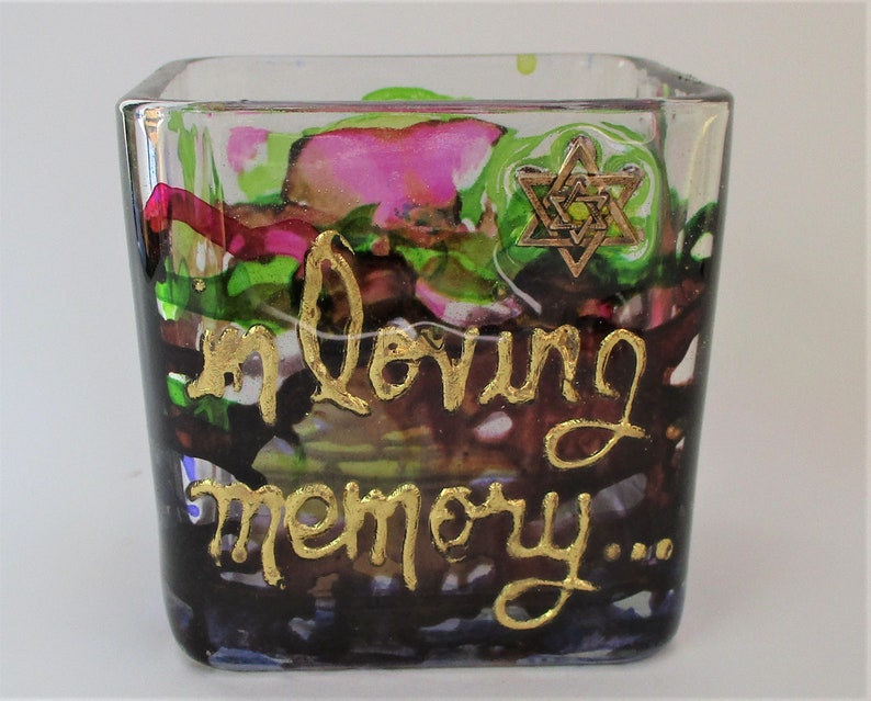 Yahrzeit Candle Holder Jewish Memorial Candle - Etsy