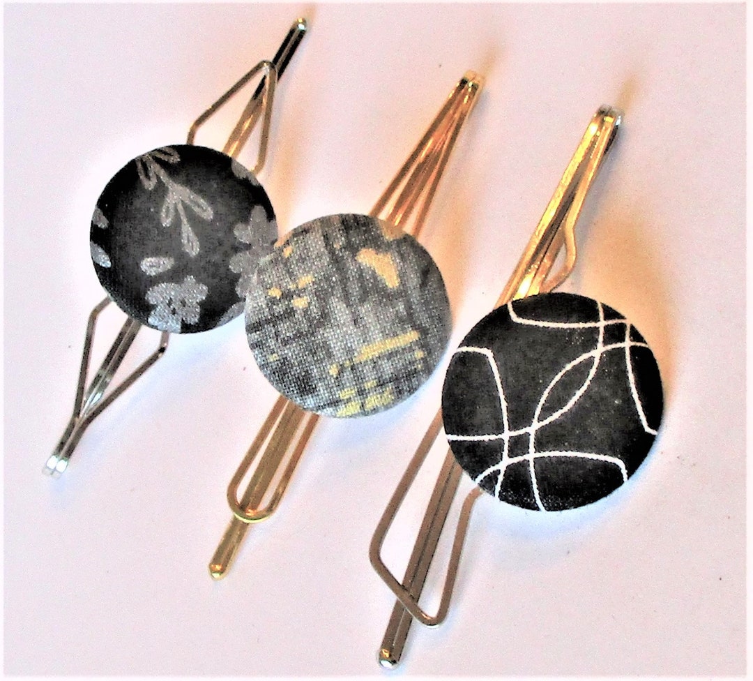 Set of 3 Large Hair Slides - Etsy