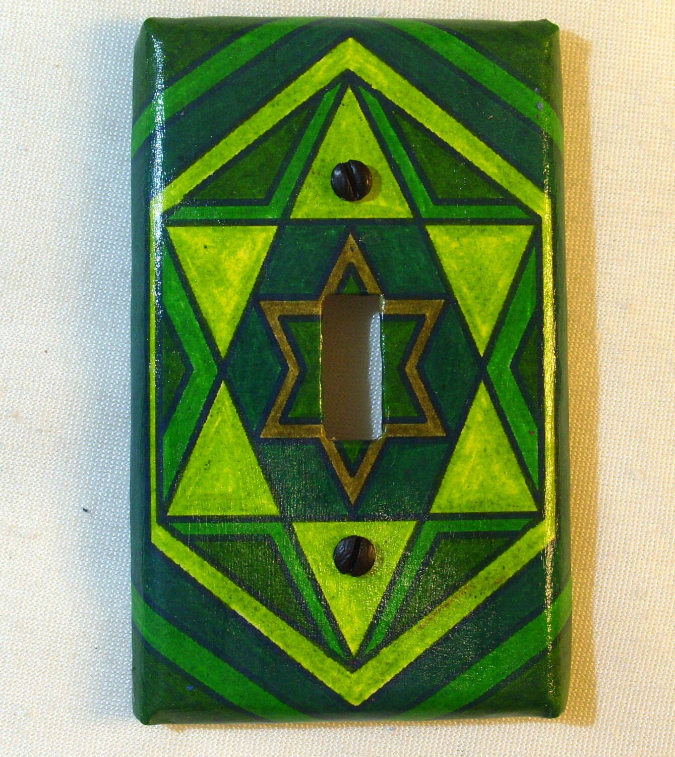 Star of David Light Switch Plate - Etsy