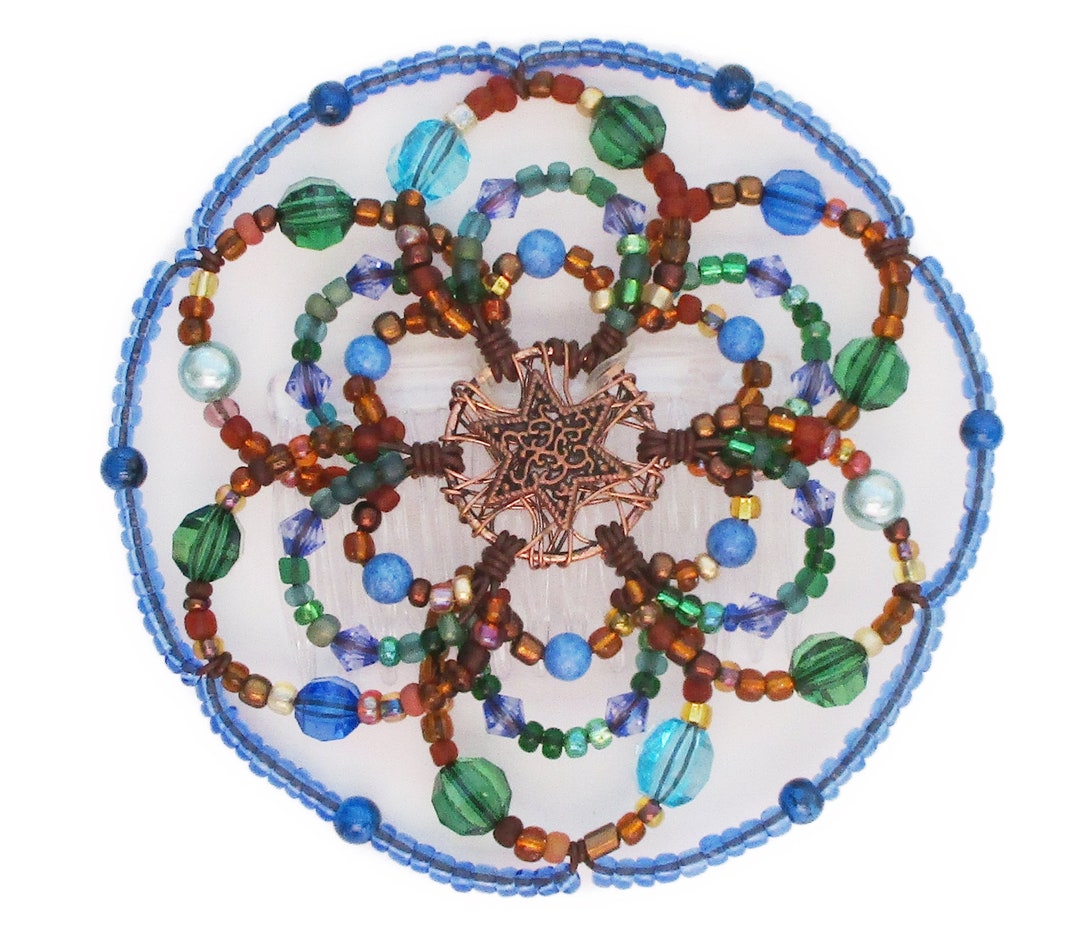 A Desert Kippot Design blue Planet - Etsy