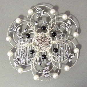 A Desert Kippot Design Onyx and Silver Light - Etsy