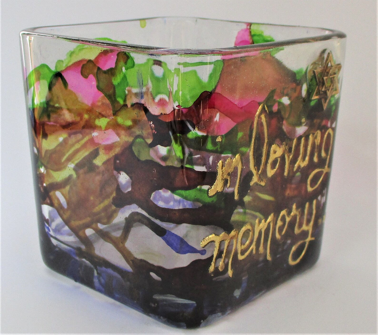 Yahrzeit Candle Holder Jewish Memorial Candle - Etsy