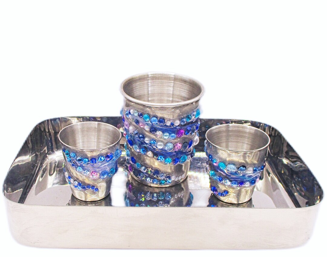 Shabbat Set Cool Pallette - Etsy