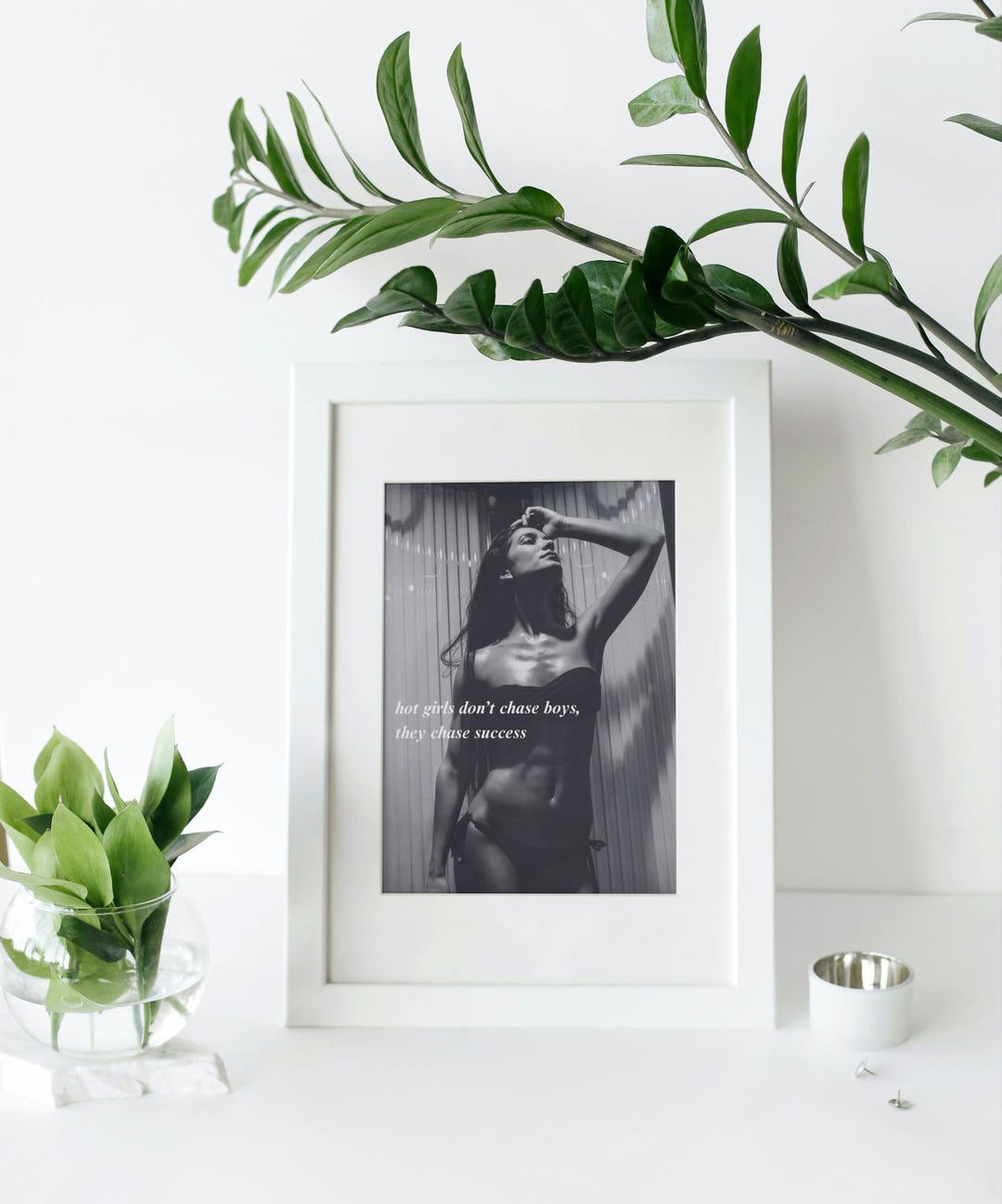 Hot Girls Chase Success – Motivational Quote Print for Women | Girl ...