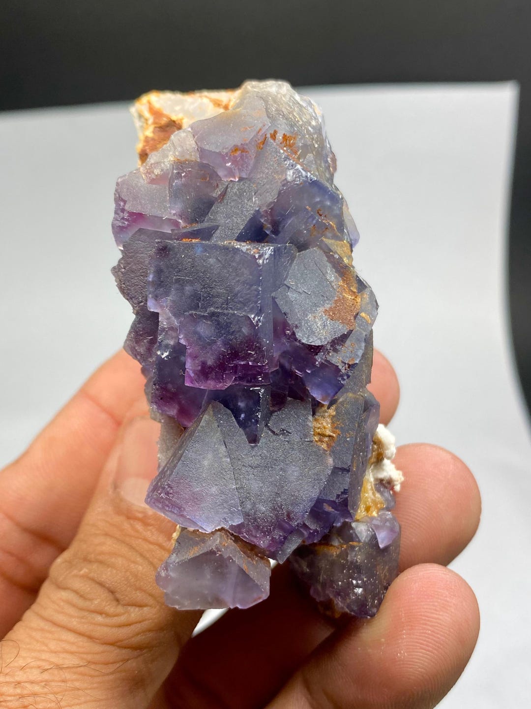 Natural Fluorite Crystal Color Change With Uv Light From Violet to ...