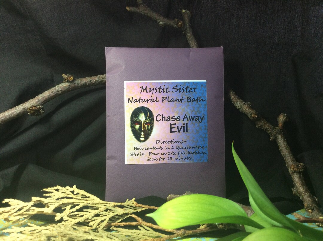 Chase Away Evil Spiritual Bath and Smudge Herbal Free Shipping Shaman ...