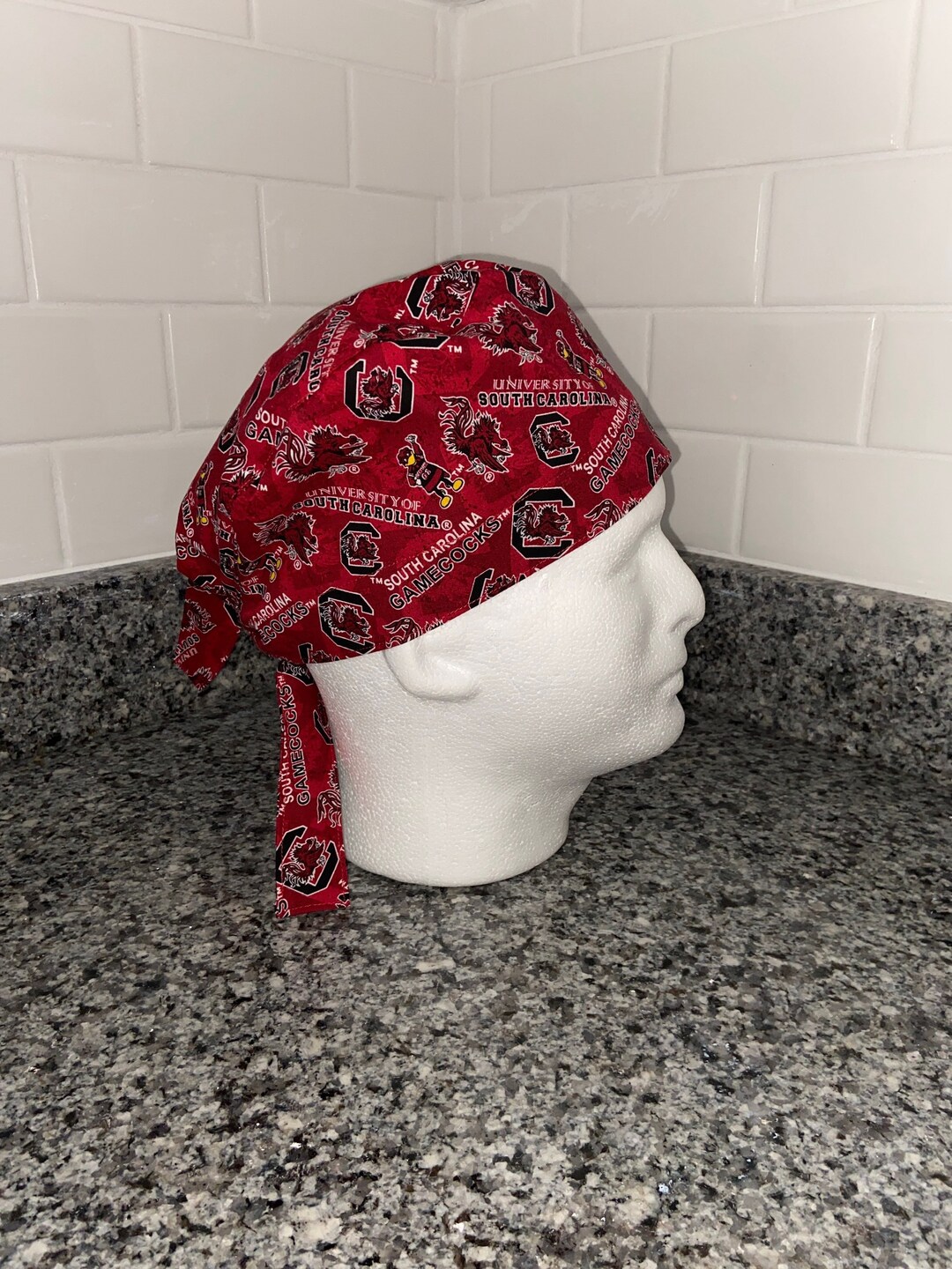 Tie Scrub Cap, University of South Carolina, Gamecocks, Scull Cap ...