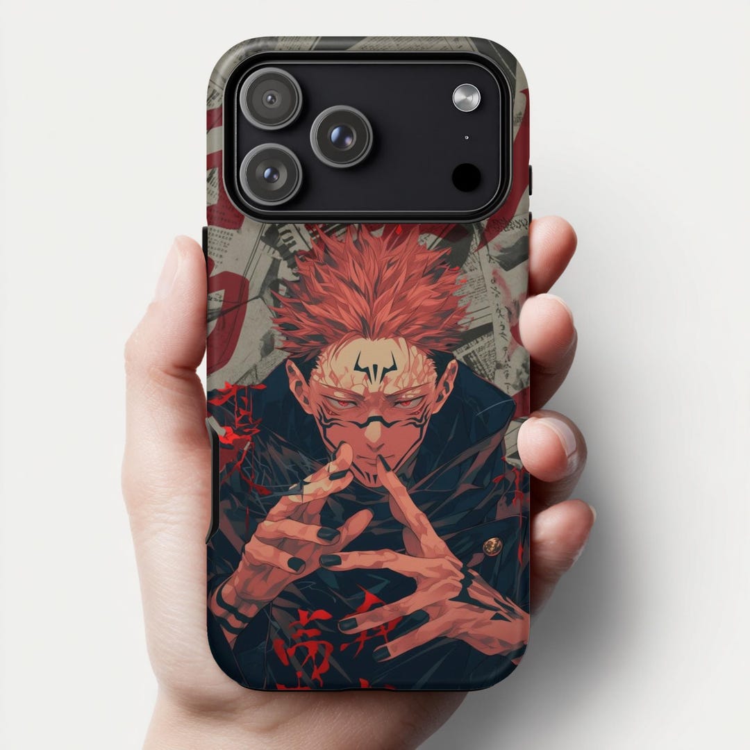 Jujutsu Kaisen Sukuna Phone Case | iPhone & Samsung Anime Accessory ...