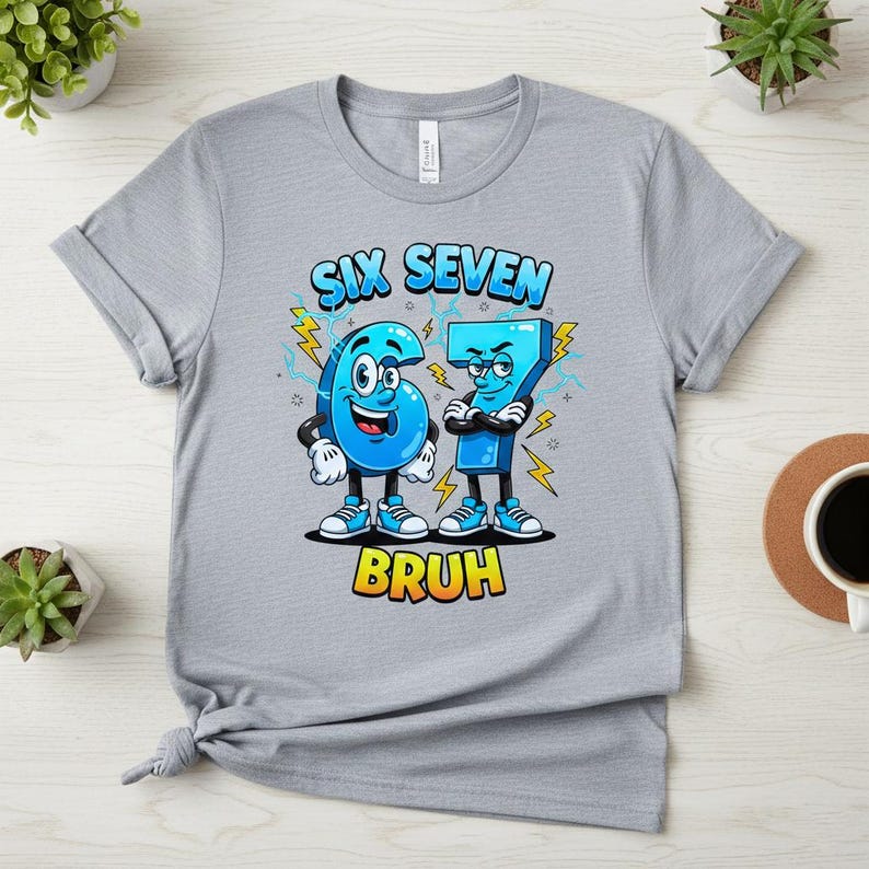 Brainrot 67 PNG, Six Seven Meme, Kids Gaming Design (digital Download ...