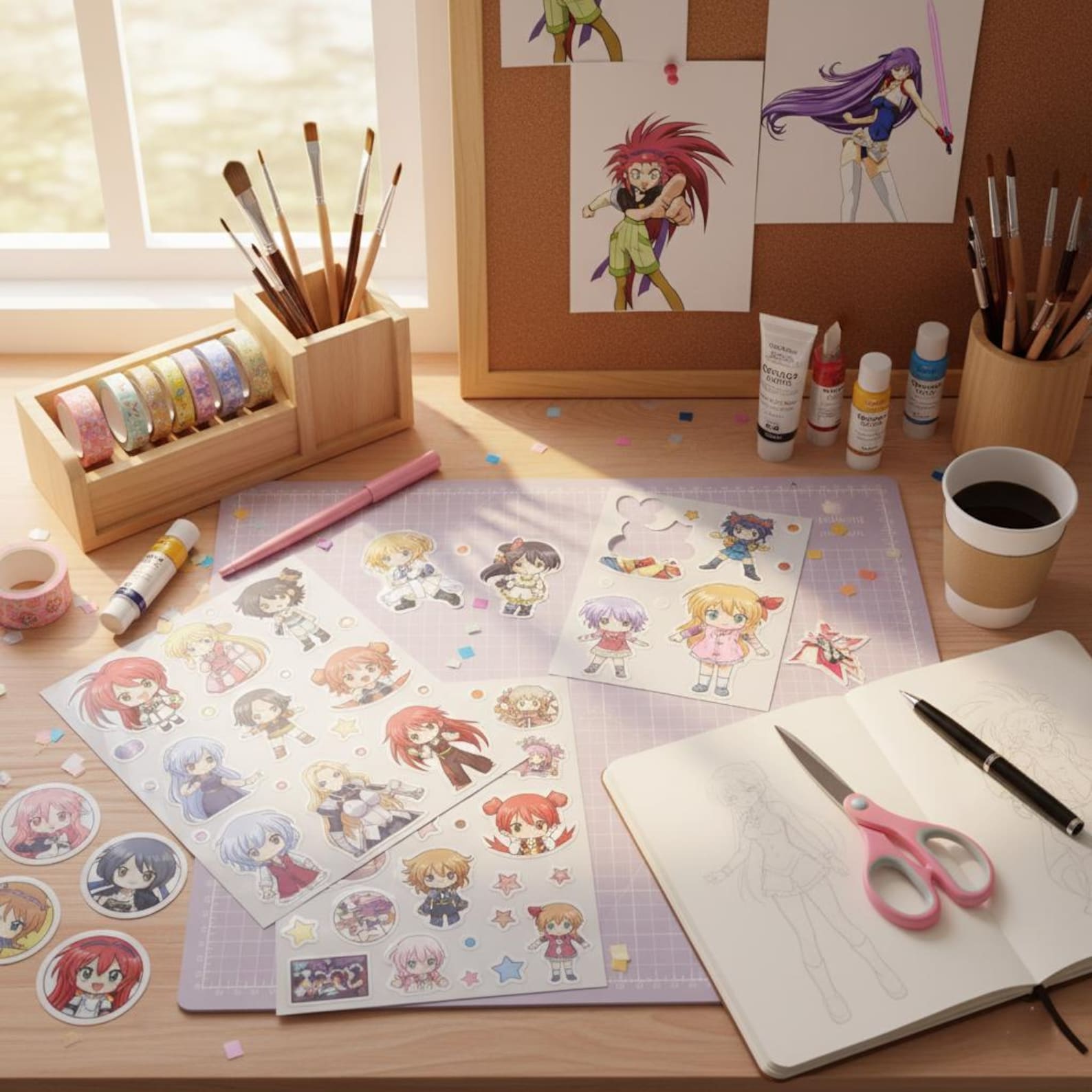 400+ Anime PNG Bundle, Anime Stickers Pack, Kawaii and Chibi Anime PNG ...