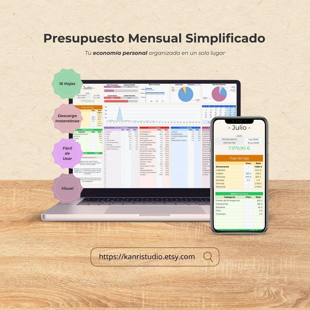 Personal Finance Google Sheets Template | Budget Tracker, Expense ...