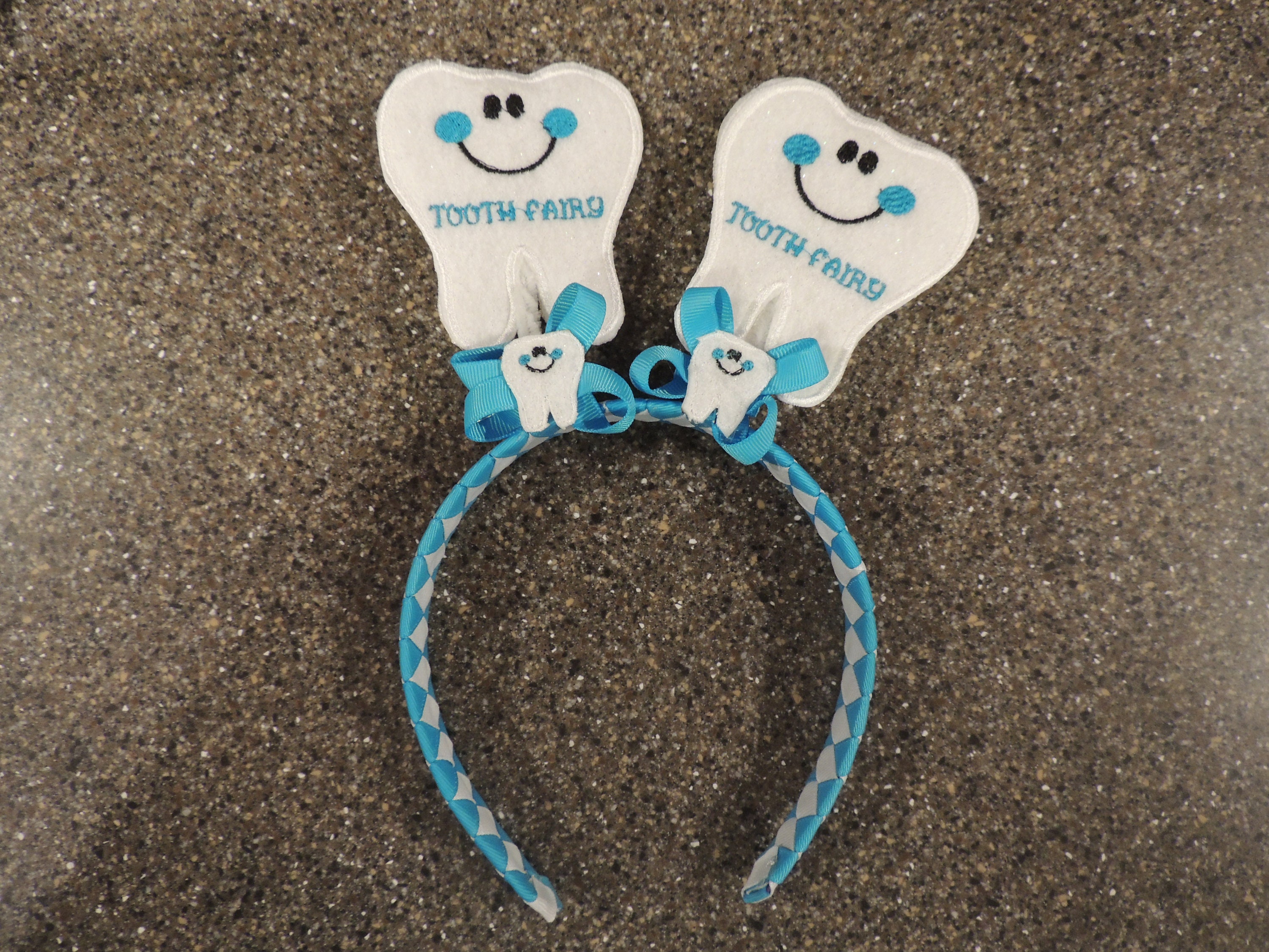 The Hair Bow Factory Tooth Fairy Pink and White Headband Pick Your ...