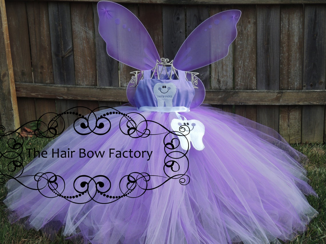 The Hair Bow Factory Tooth Fairy Inspired Light Purple and Purple Tutu ...