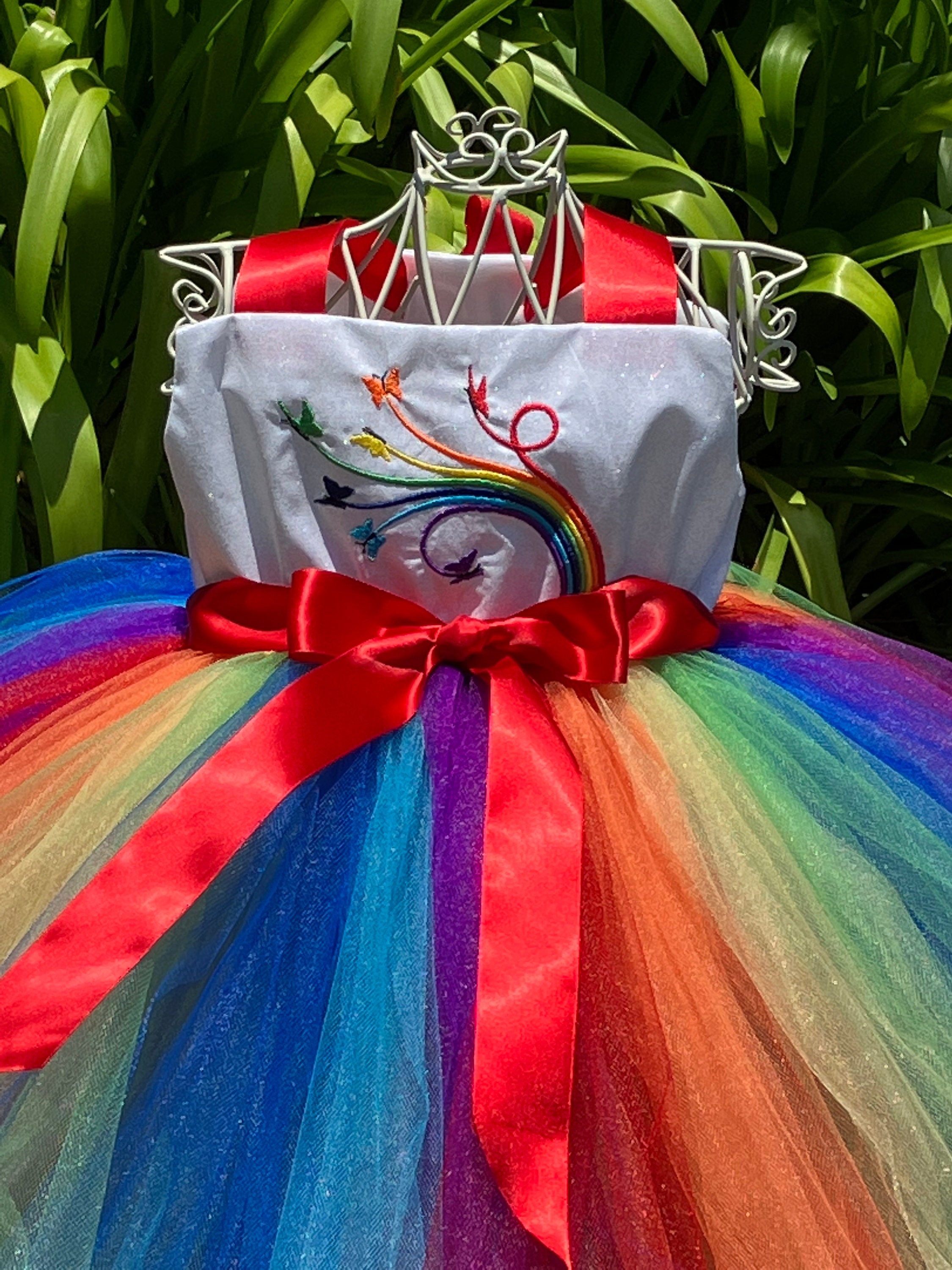Rainbow Pageant Dresses