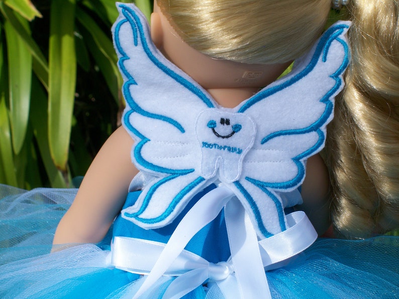 The Hair Bow Factory Tooth Fairy Inspired Turquoise and White Tutu ...