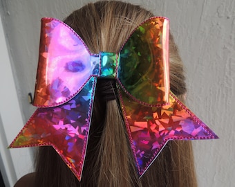 The Hair Bow Factory Peacock Vinyl Boutique Hair Bow | Etsy