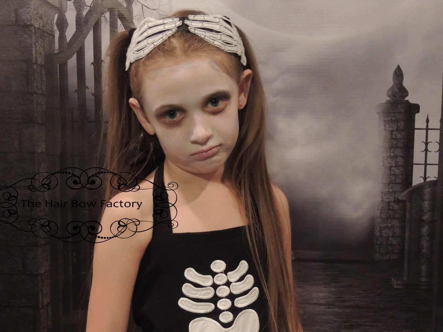 The Hair Bow Factory Skeleton Hands Headband Halloween SKELETON - Etsy