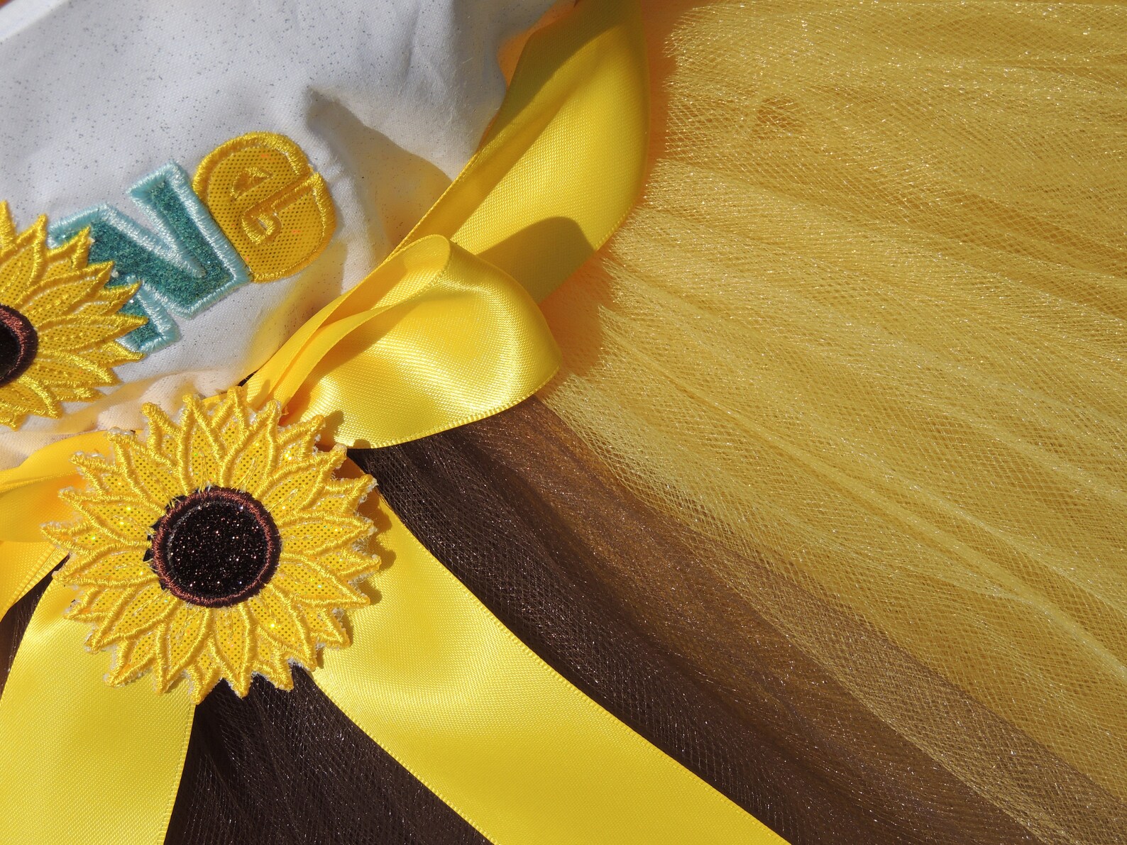 The Hair Bow Factory Sunflower ONE 1 First Birthday Tutu Dress | Etsy