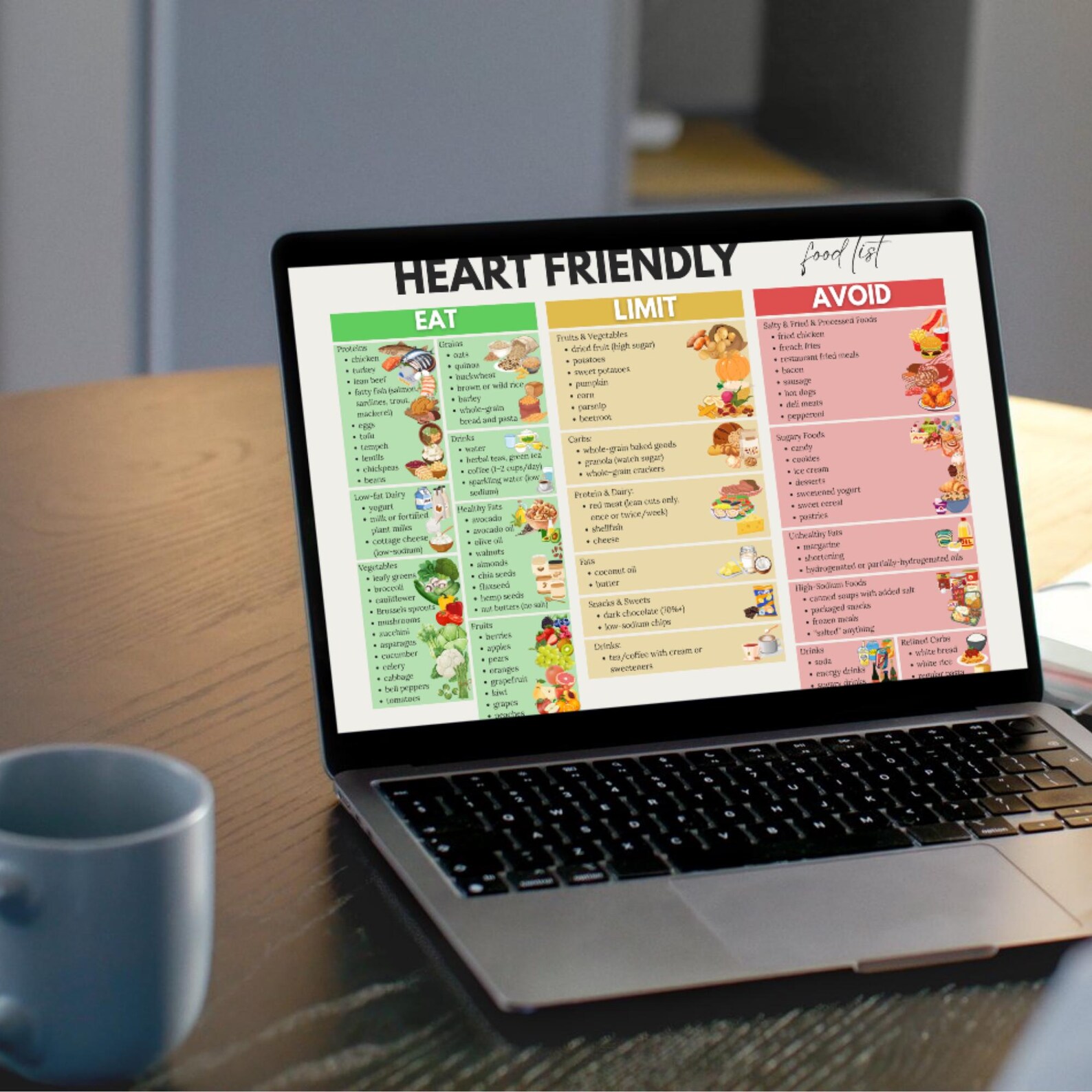 Heart Friendly Food List, Heart Healthy Foods, Heart Smart Foods, Low ...