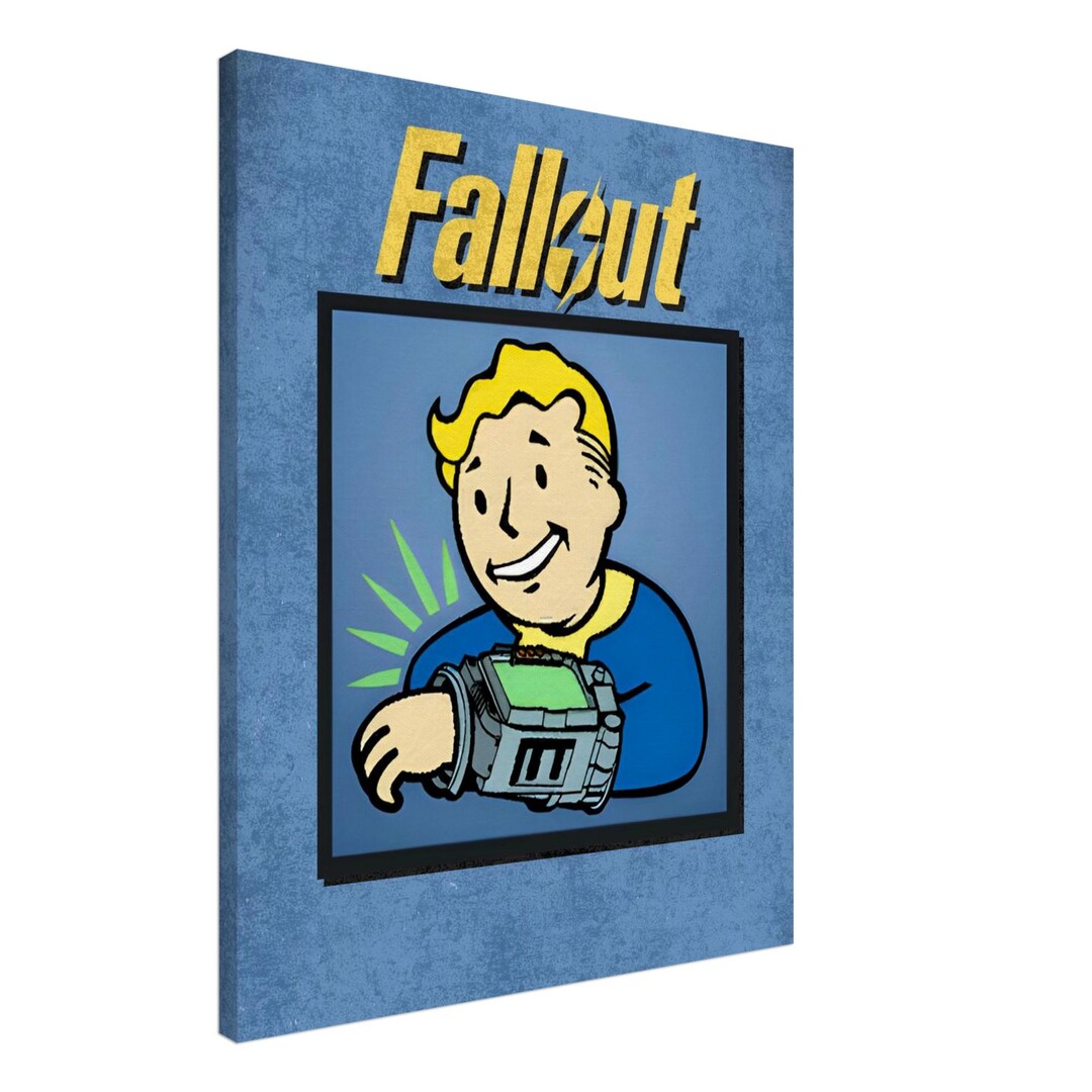 Fallout Game Room Canvas Poster - Etsy
