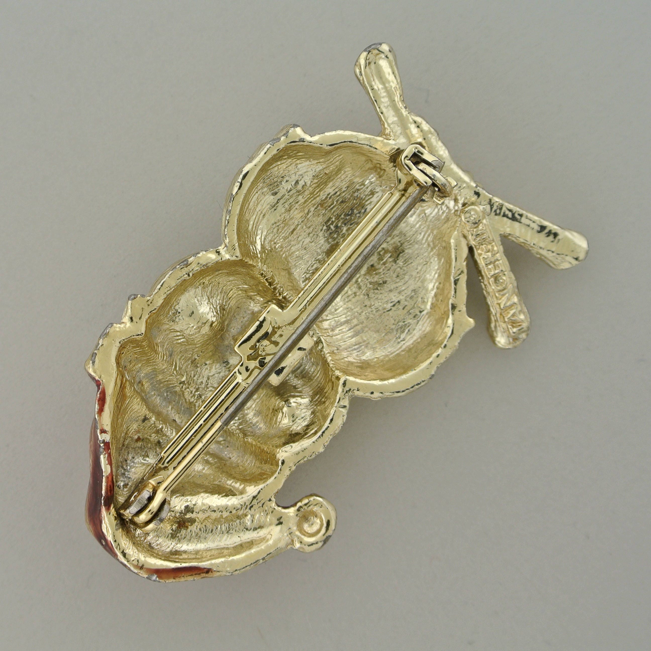 Tancer II Christmas Owl Brooch. - Etsy