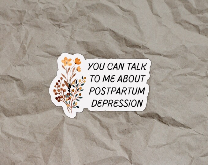 Postpartum Depression Sticker for Birth Workers & Mental Health ...