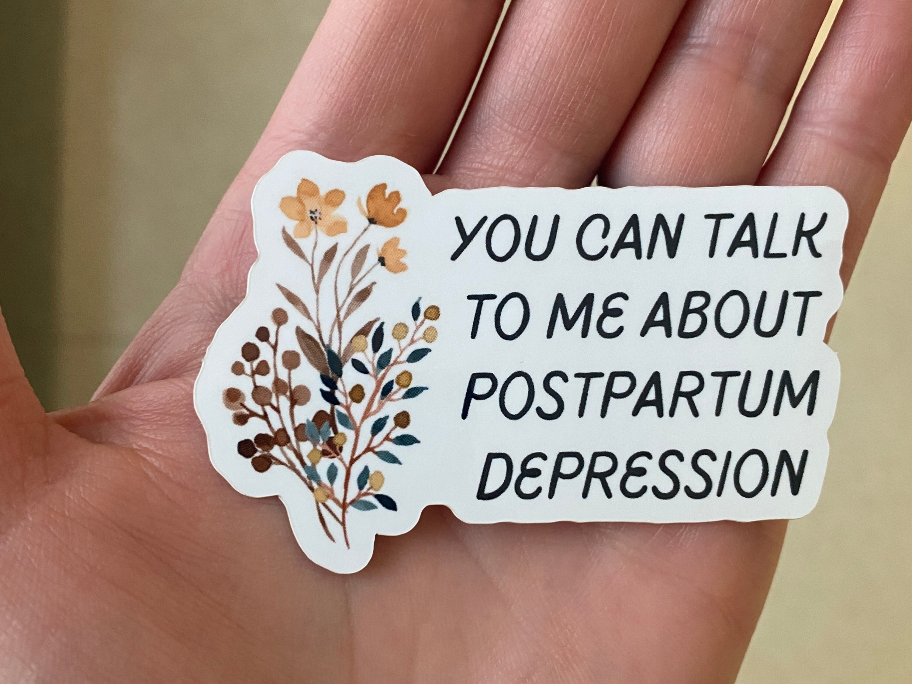 Postpartum Depression Sticker for Birth Workers & Mental - Etsy