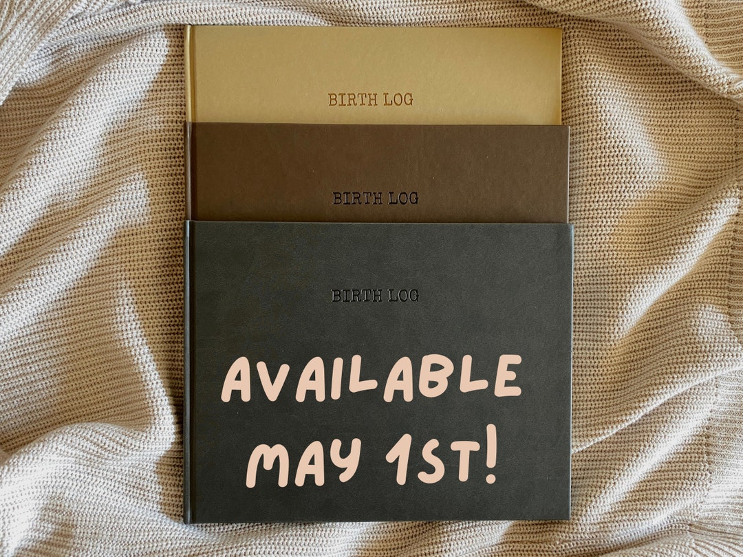 PRE-ORDER: Birth Log for Midwives Nurses Doulas and Other - Etsy