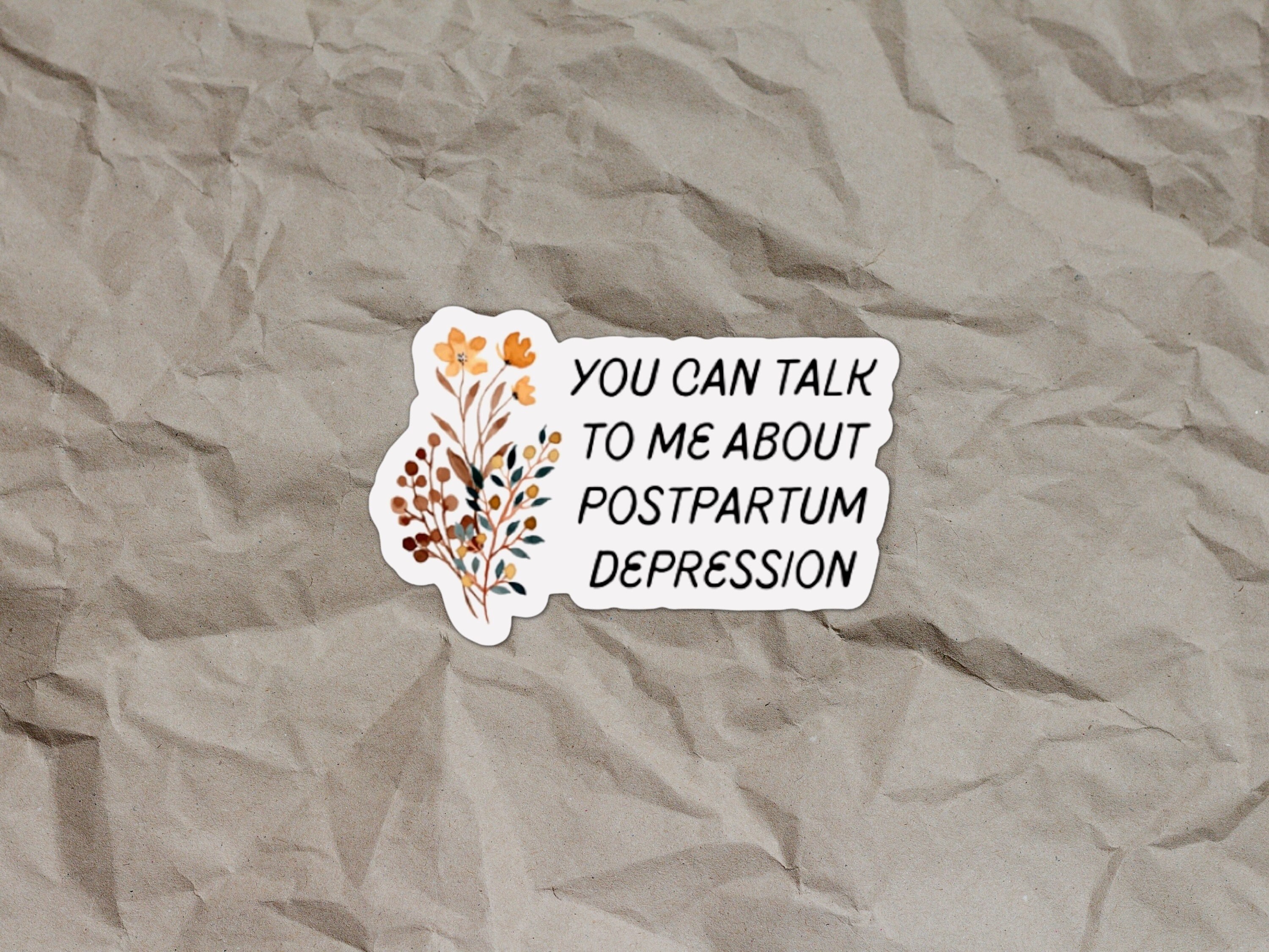 Postpartum Depression Sticker for Birth Workers & Mental - Etsy