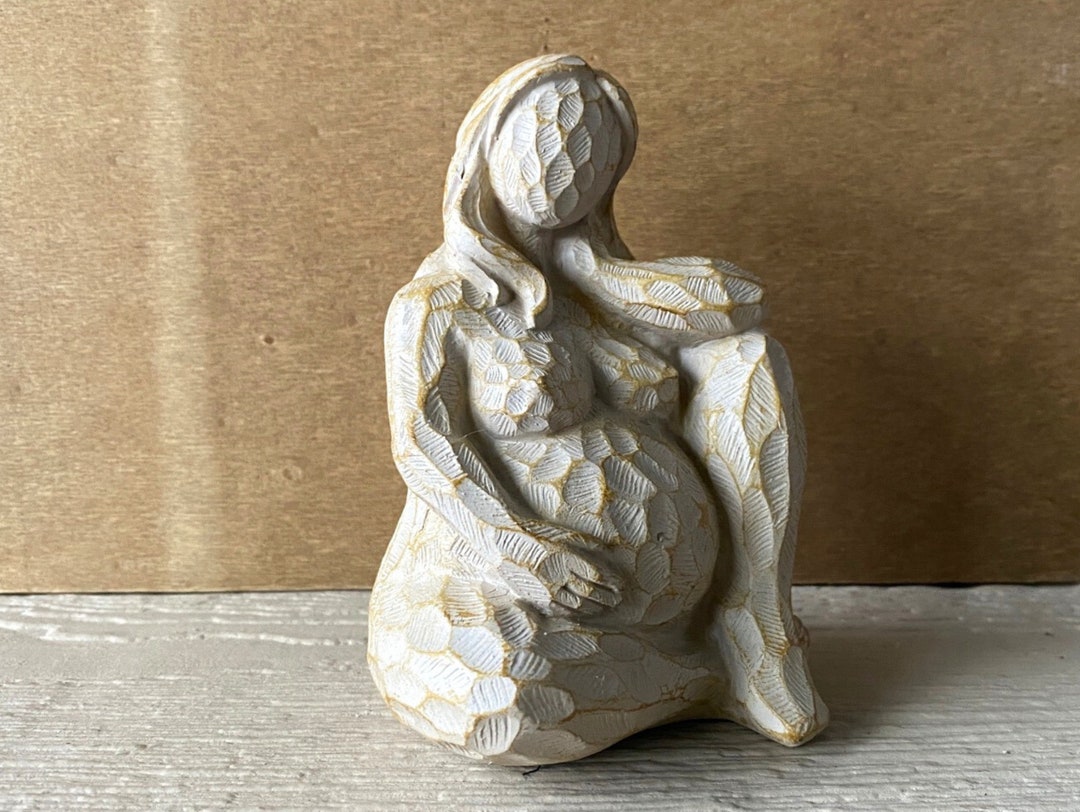 Maternity Sculpture - Pregnancy Figurine for Mothers and Birth Workers ...