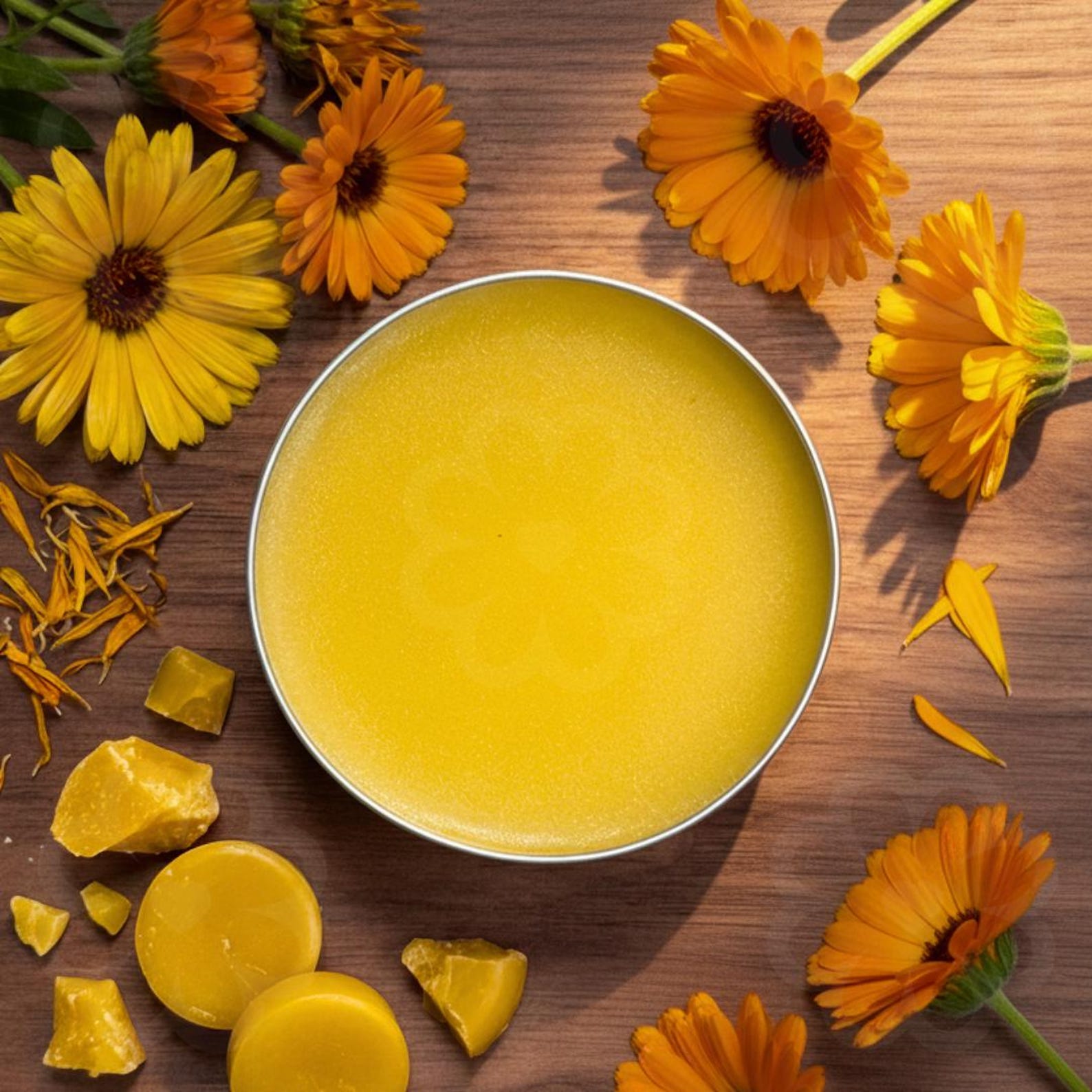 Calendula Salve Recipe, Printable Label, DIY Herbal Balm Tutorial With ...