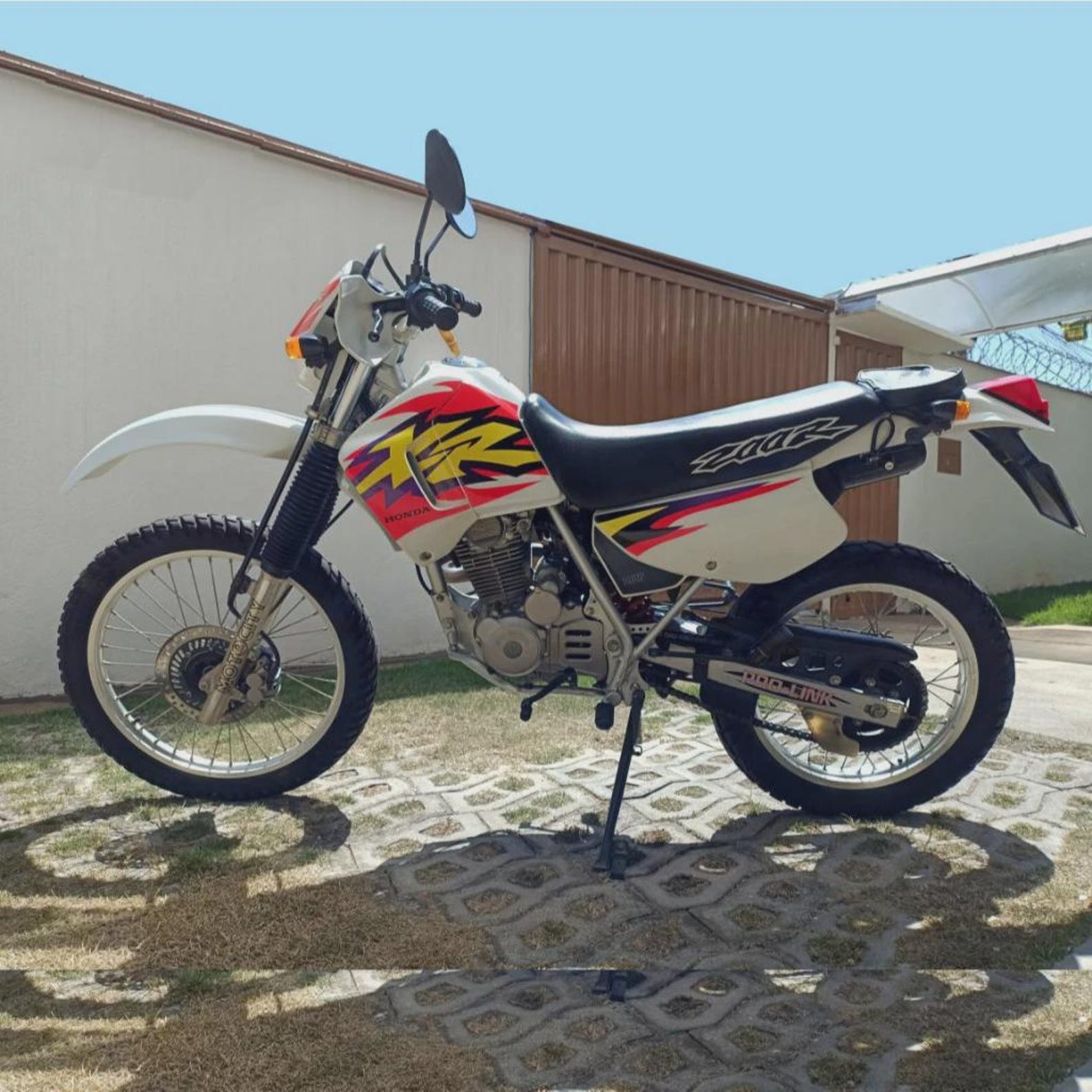 Honda XR 200R Decal Kit – Vintage XR200R Graphics Set, Pro-link Dirt ...