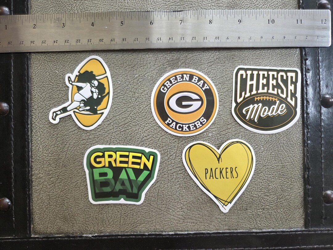 Green Bay Packers Stickers - 5 Pack - Etsy