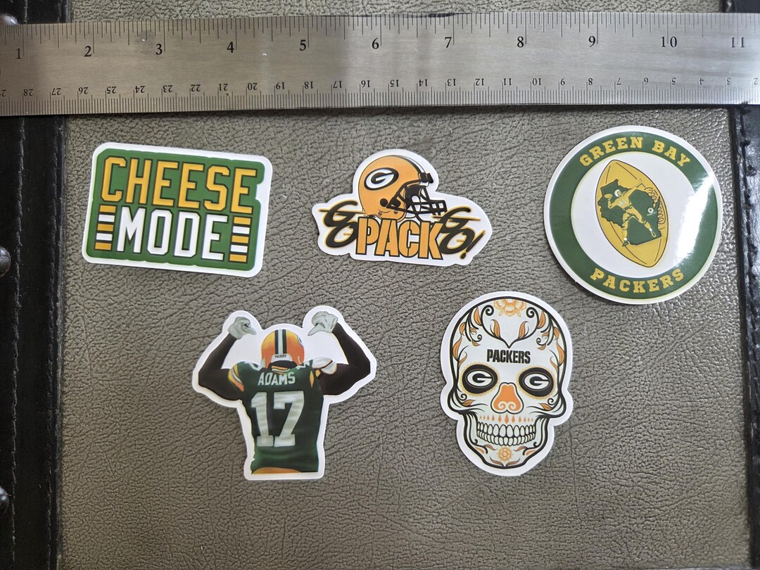 Green Bay Packers Stickers - 5 Pack - Etsy