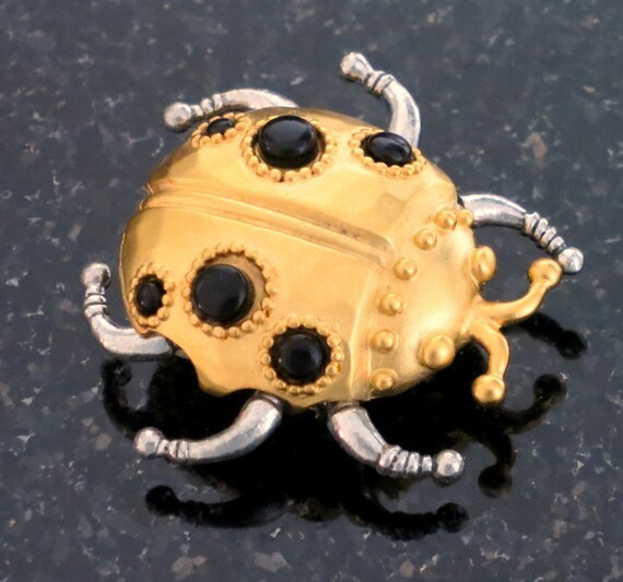 Rare Vintage Collectible Scarab Pin Brooch Egyptian S… - Gem