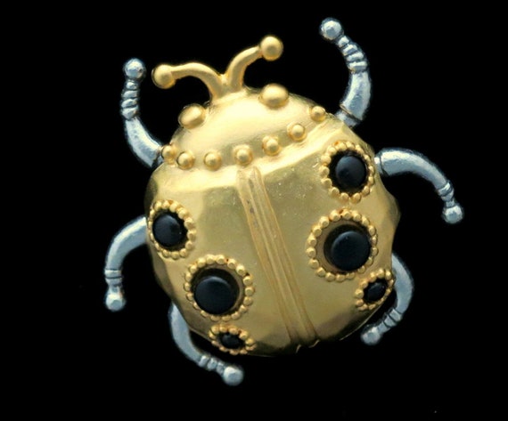 Rare Vintage Collectible Scarab Pin Brooch Egyptian S… - Gem